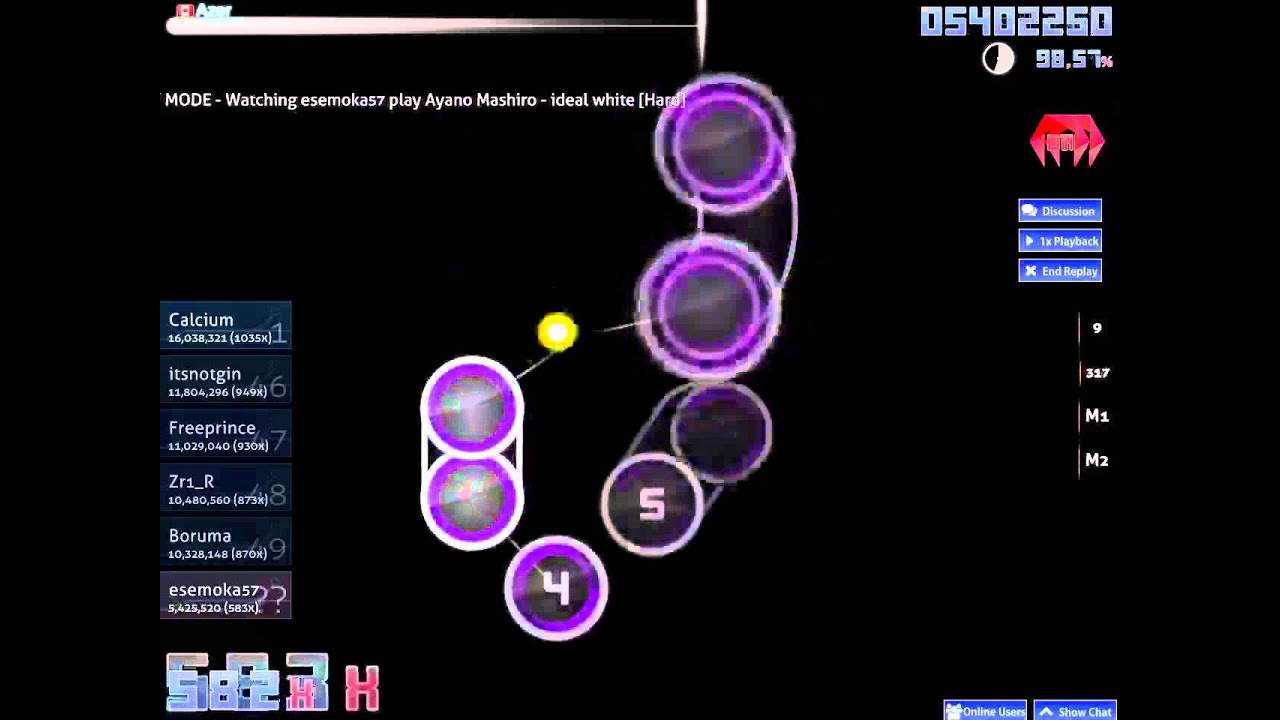 Osu! | My first top 1 rank ;) - YouTube