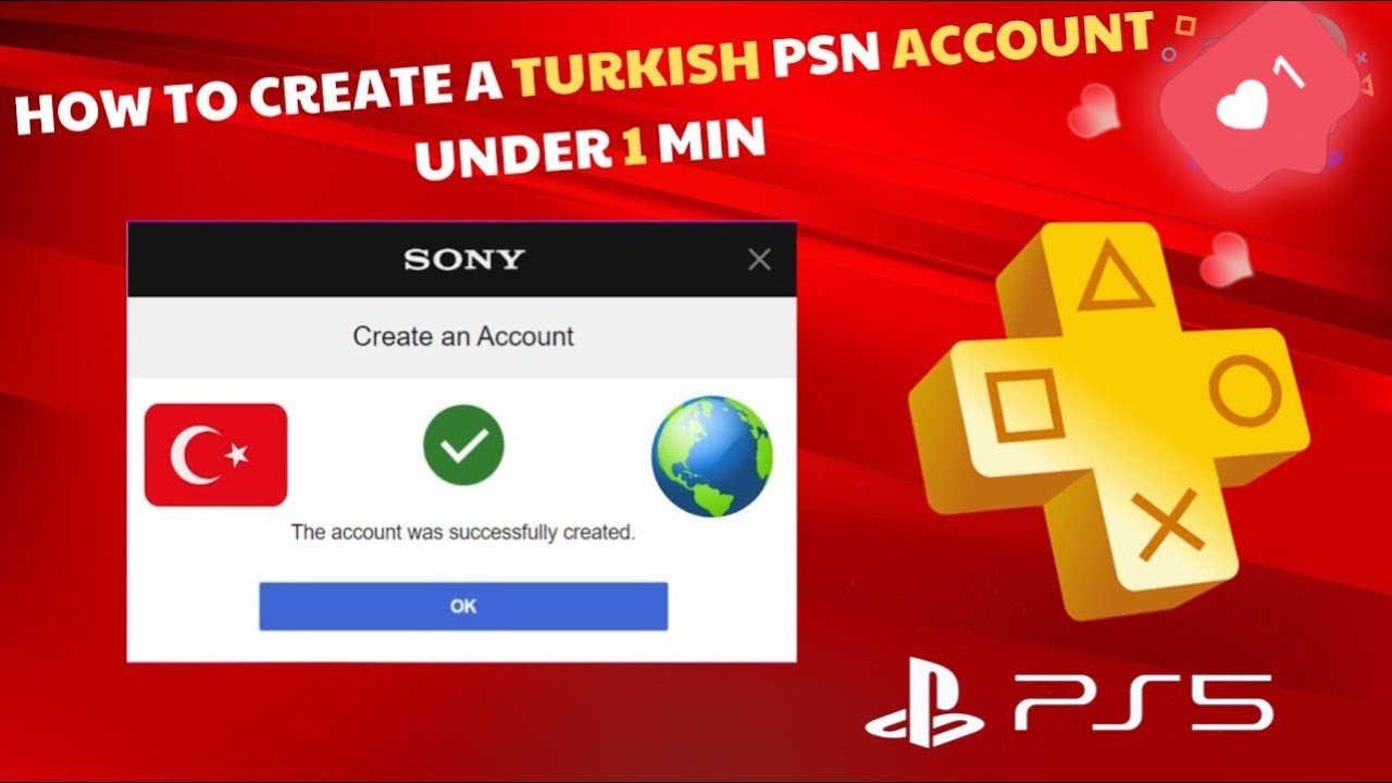 How to Create PSN Account | TURKEY PSN | Any Country PSN Account ...