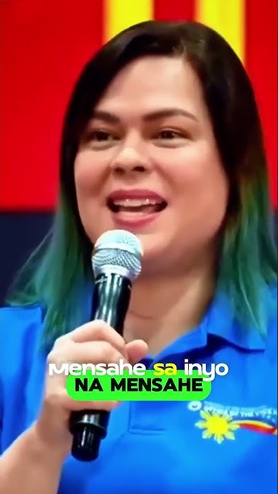 Mensahe ng Pasasalamat ni VP Sara Duterte - YouTube