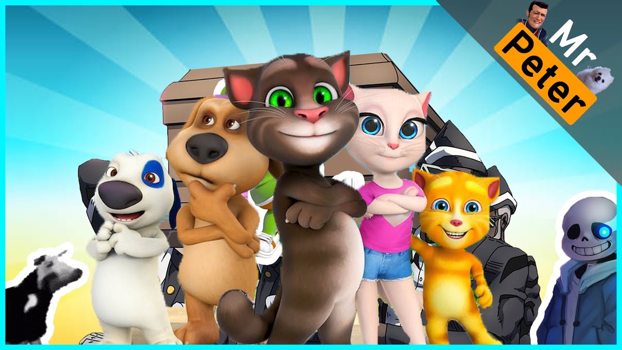 Multimix - My Talking Tom & Angela & Hank & Talking Ben - YouTube