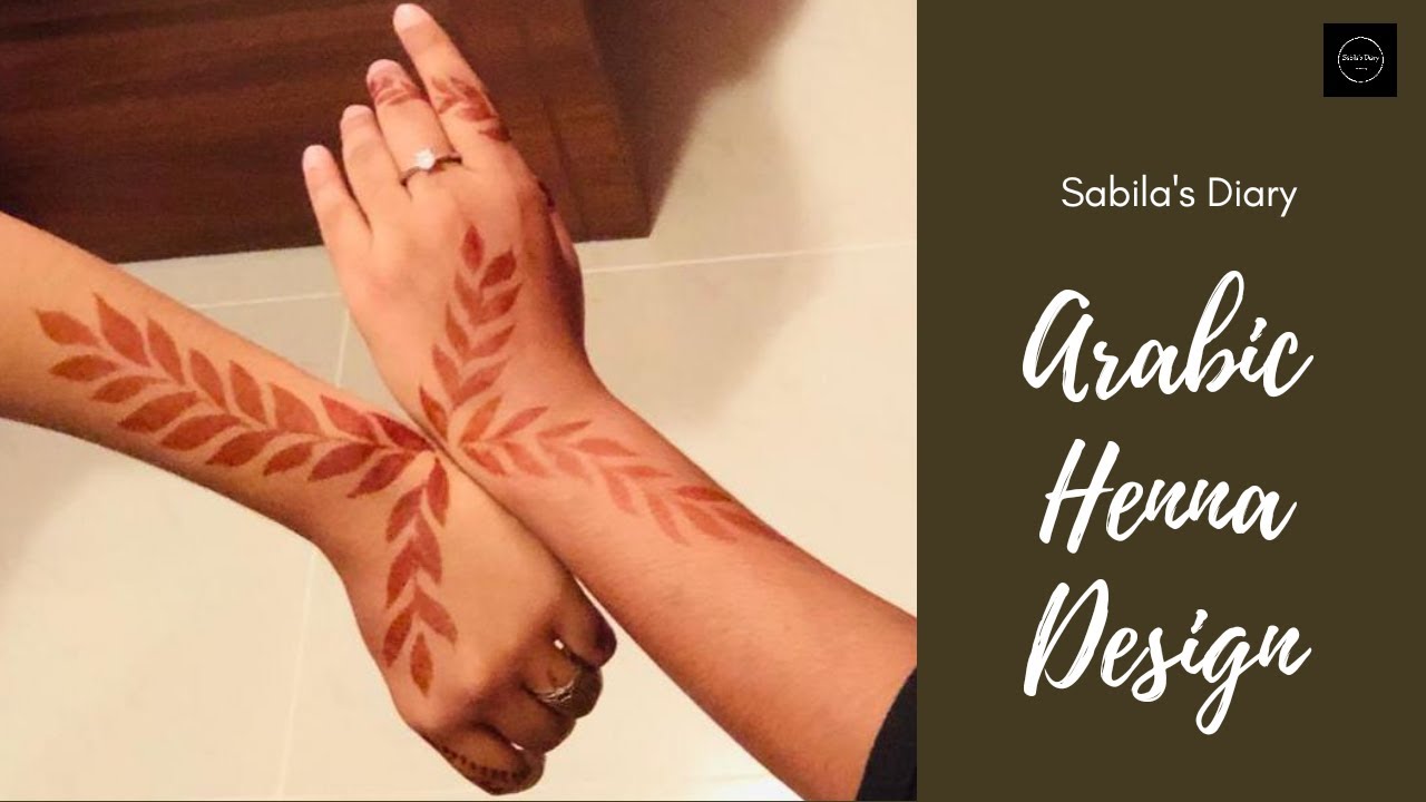 Arabic Henna Design | Simple and easy designs | Beginners Henna design ...