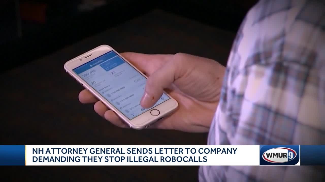 NH AG sends letter to company demanding it stop illegal robocalls - YouTube