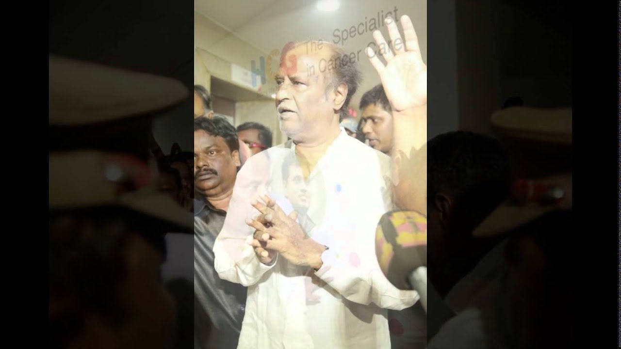 Superstar Rajinikanth Visits K Balachander At Kauvery Hospital - YouTube