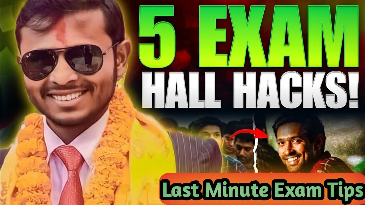 5 Exam Hall Hacks ll Last Minute Exam Tips ll Bajjika Motivation ll KFY ...