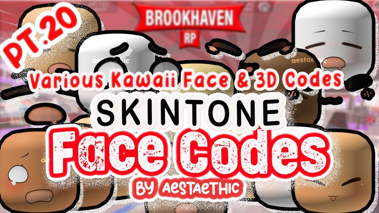Bloxburg Face CODES Dream Drool Blushing Skintone PT.20 💟 ️‍🔥 ...