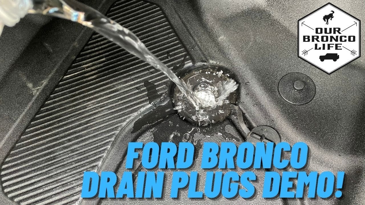 2021 Ford Bronco | Drain Plugs Demo | Our Bronco Life - YouTube