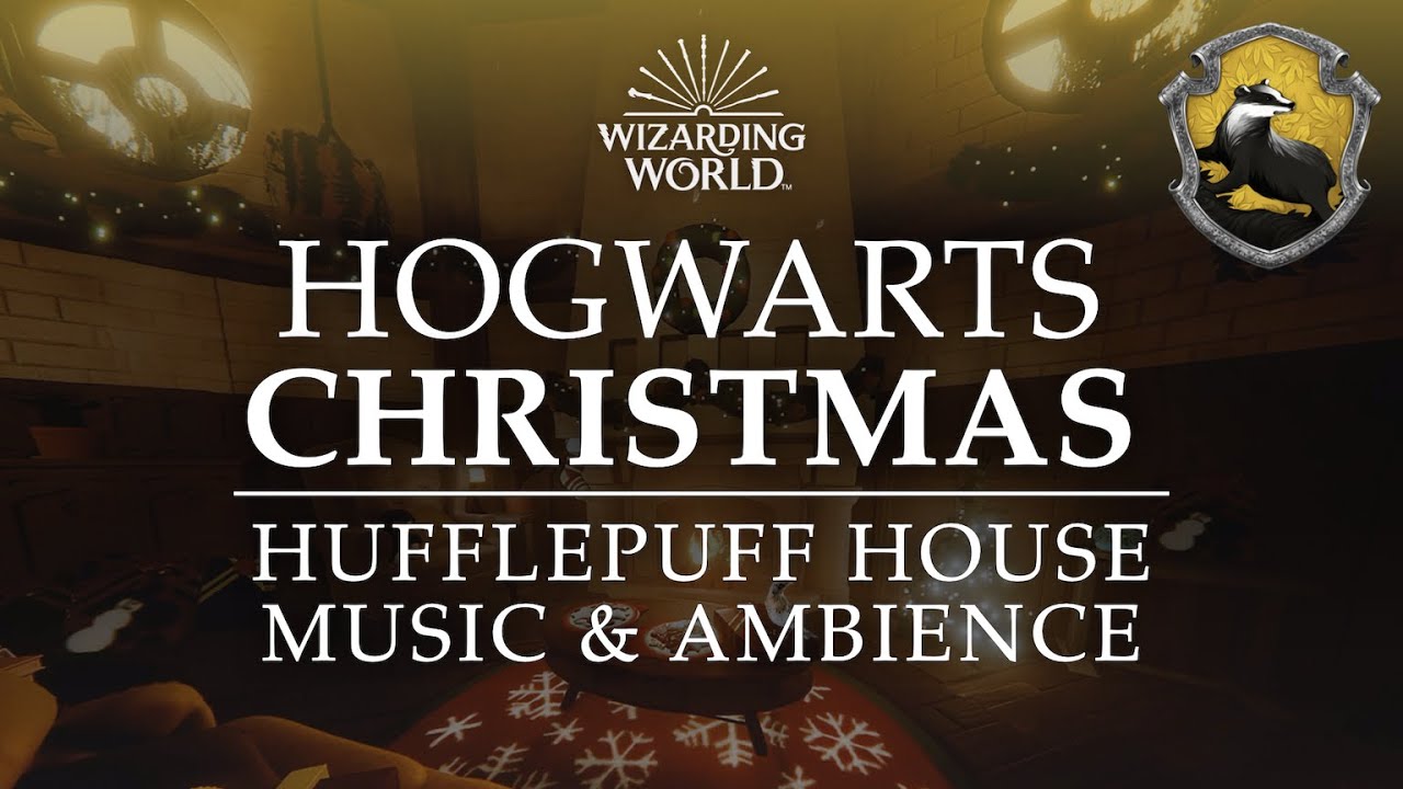 Hogwarts Christmas | Hufflepuff House Music & Ambience, 12 Relaxing ...