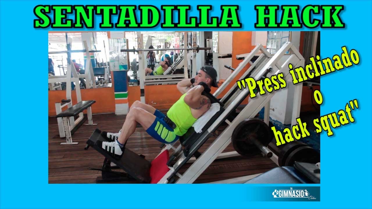 Sentadilla HACK 👉【POSICION de los PIES👣】 HACK SQUAT 🏋 - YouTube