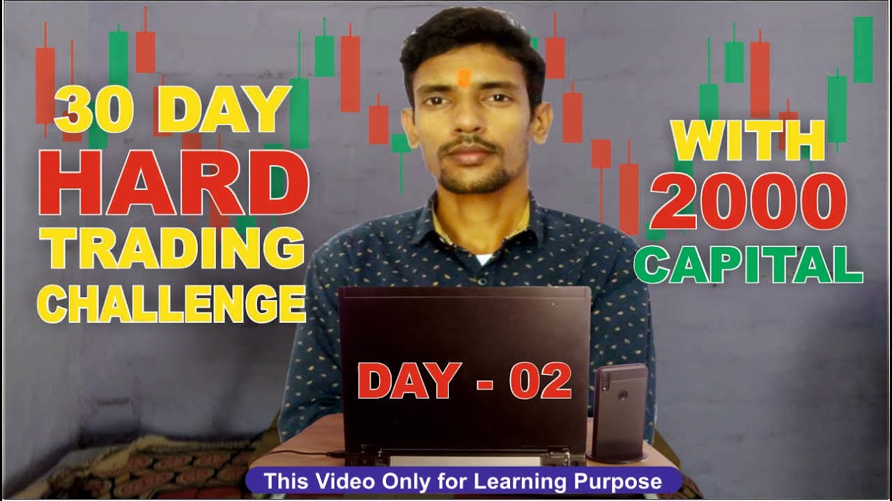 30 Day Trading Challenge with 2000 Capital ( Day 2 ) !! Best Option ...