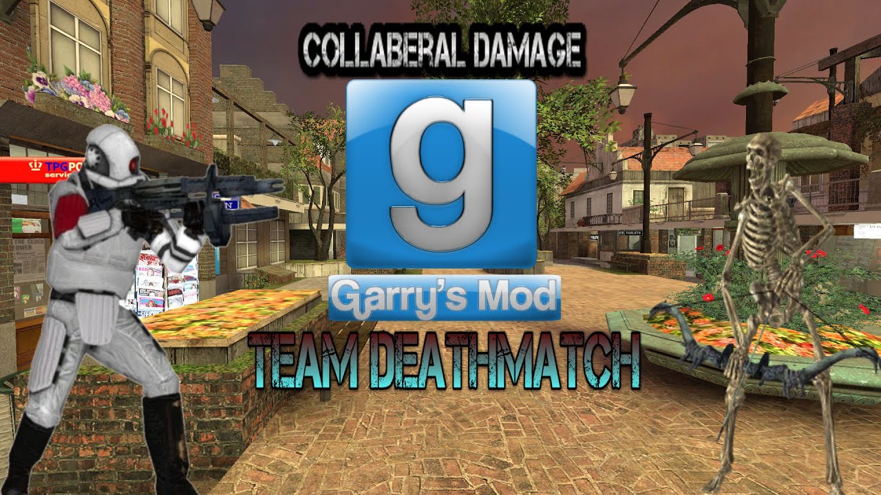 DANGEROUS POLICE STATION! - Gmod Team Deathmatch - Collaberal Damage ...