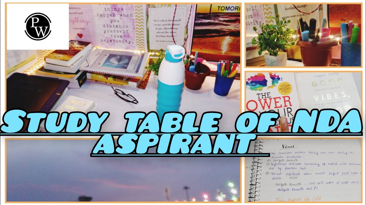 study table toor of NDA aspirant//#nda #studyvlog #youtube #ndaexam ...