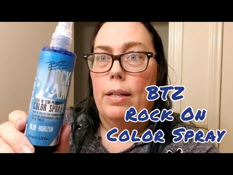 BTZ Rock On hair color spray - YouTube