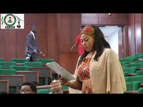 Hon Princess Miriam Onuoha,11 March 2020 Motion on the security threat ...