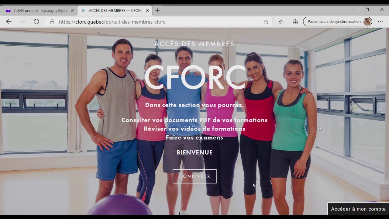 Tutoriel Zone des Membres CFORC - YouTube