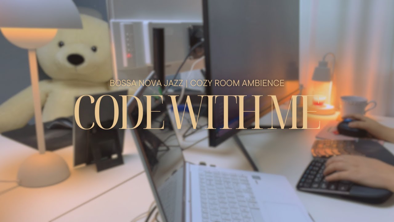 coding with bossa nova jazz | code with me | asmr - YouTube