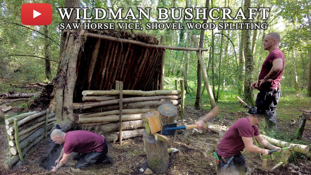 BUSHCRAFT, SAW HORSE VICE, LARGE WOOD CUTTING, SILKY KATANABOY, NATURAL ...