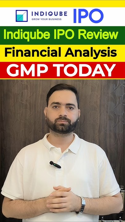 Indiqube IPO Review | GMP | Financials | Valuation #indiqubeipo #shortsfeed - YouTube