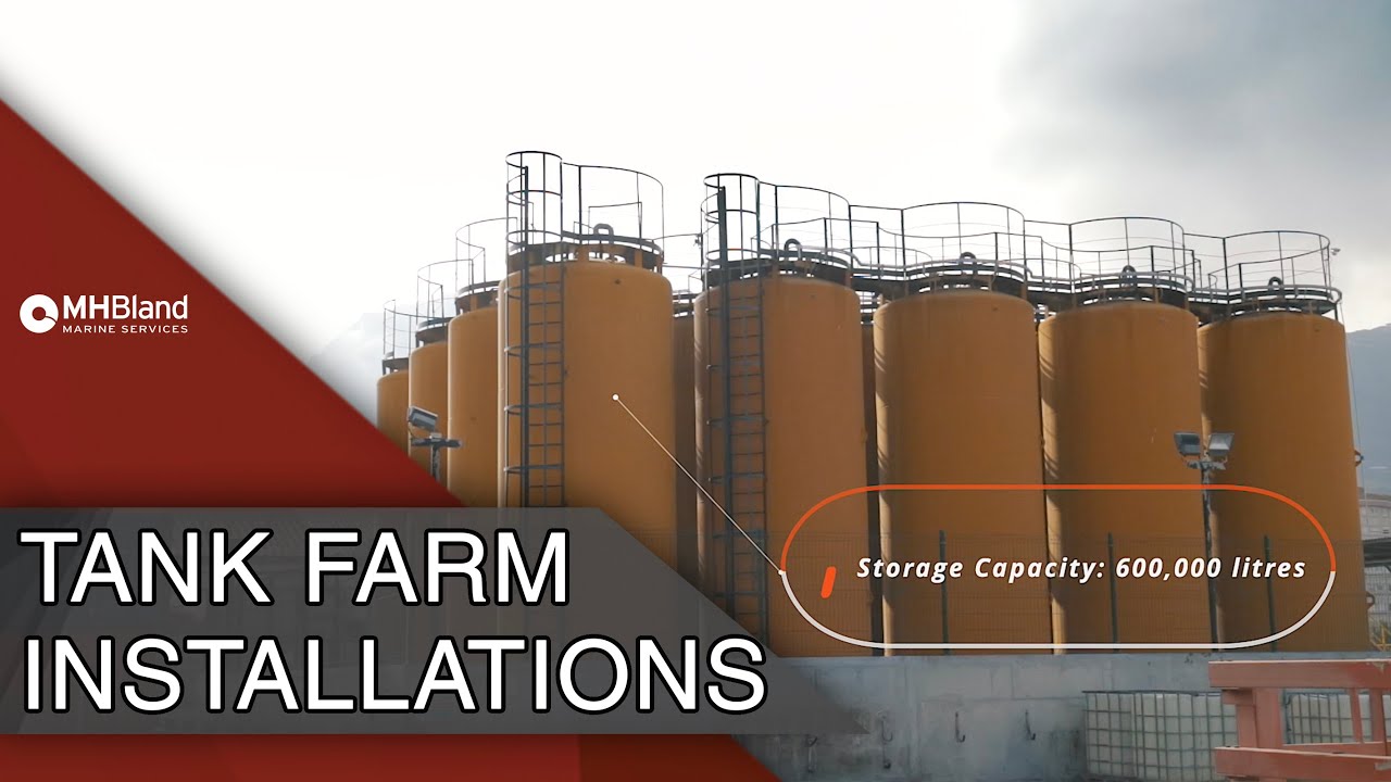 Tank Farm installations in Gibraltar | MH Bland Marine Services - YouTube