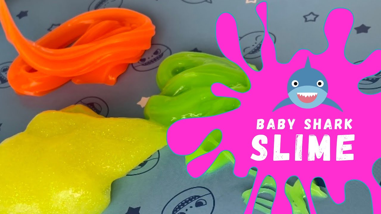 Learn Colors with Baby Shark Slime | Kids Learning Video - YouTube