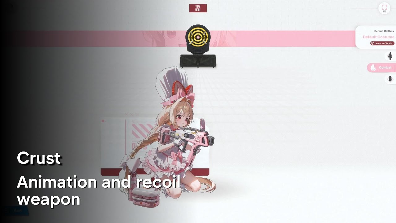 Animation and Recoil weapon from "Crust" | Goddess of Victory: Nikke ...