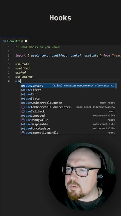 Question about hooks in React 🤔 #itjobs #jobinterview #programming #reactjs #programmer - YouTube
