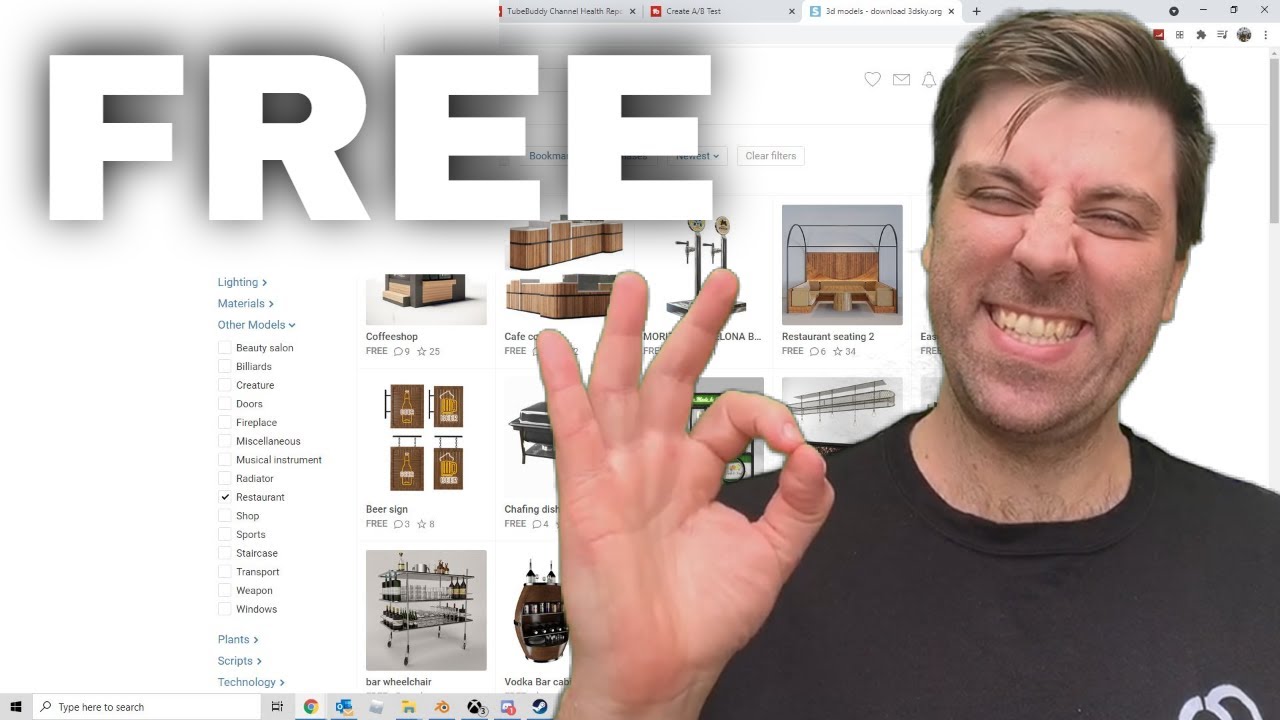 Free 3D Model Asset Library - YouTube