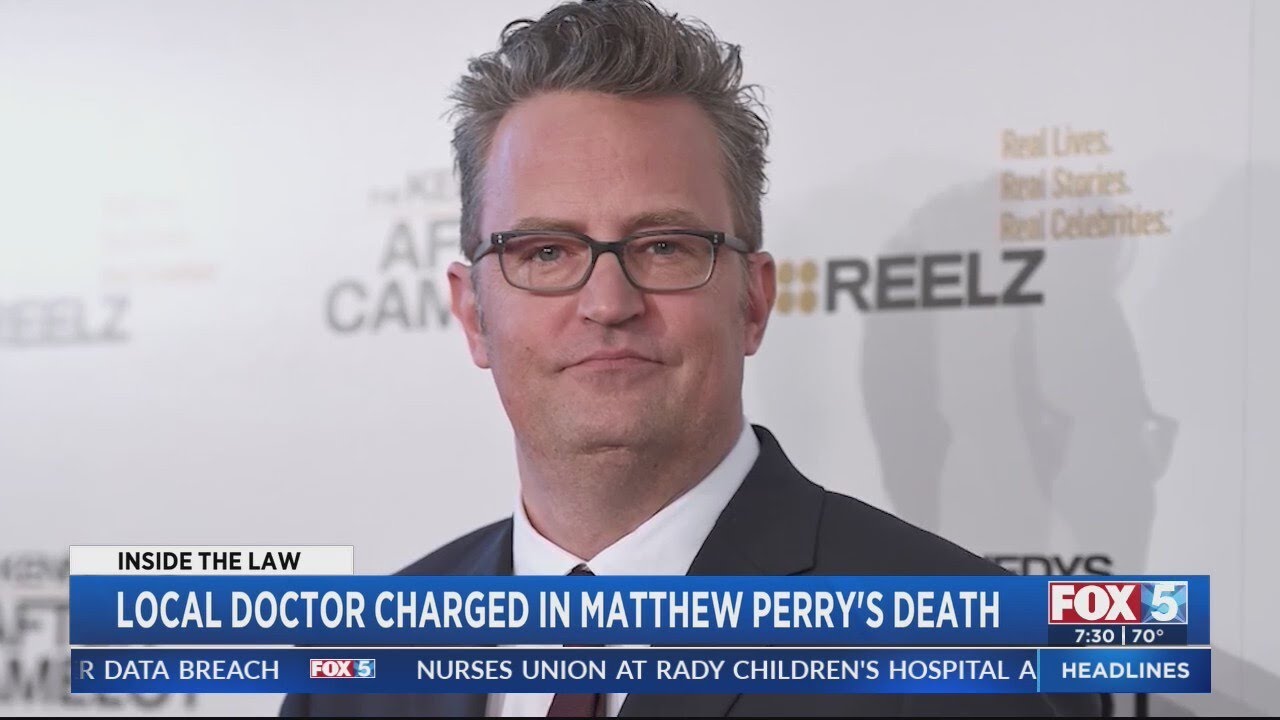 Local Doctor Charged in Matthew Perry's Death - YouTube