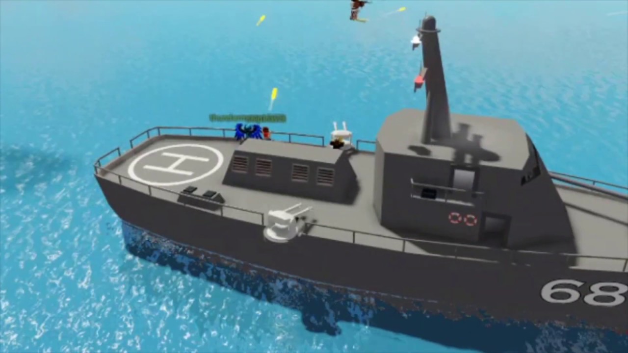 Destroying On A Destroyer | SharkBite | Roblox - YouTube