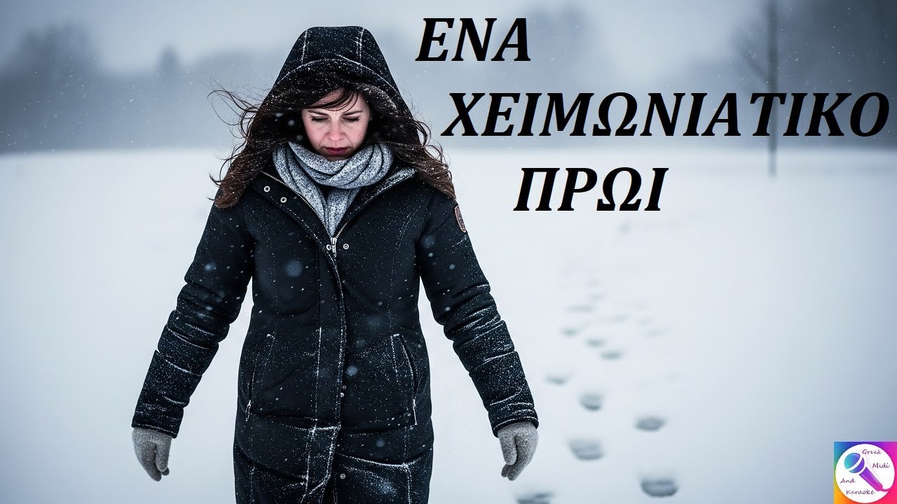 ΕΝΑ ΧΕΙΜΩΝΙΑΤΙΚΟ ΠΡΩΙ - Ελένη Βιτάλη (MI) Καραόκε σε γυναικείο τόνο ...