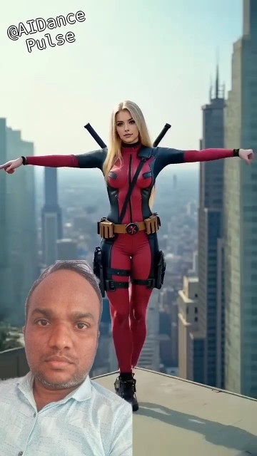 Ai lady Deadpool parody | Bye Bye Bye #marvel #deadpool #cosplay #aidance #ai #ladydeadpool ...