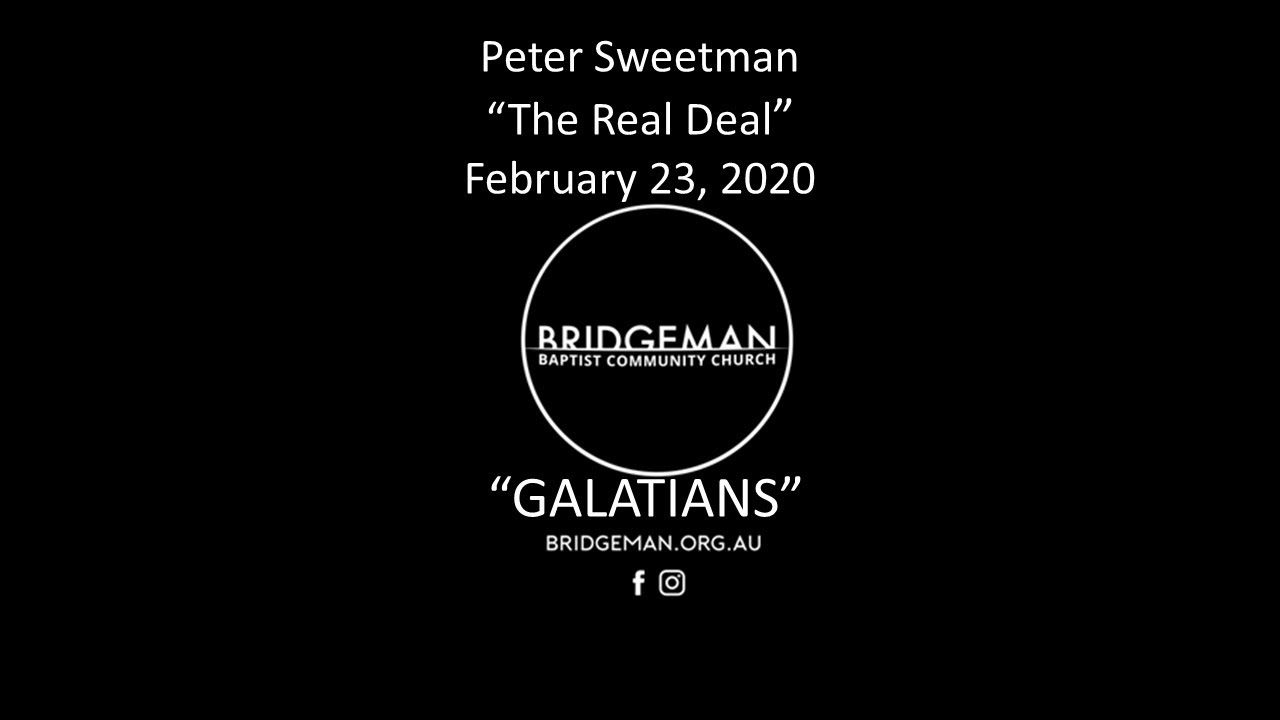 The Real Deal = Peter Sweetman - YouTube