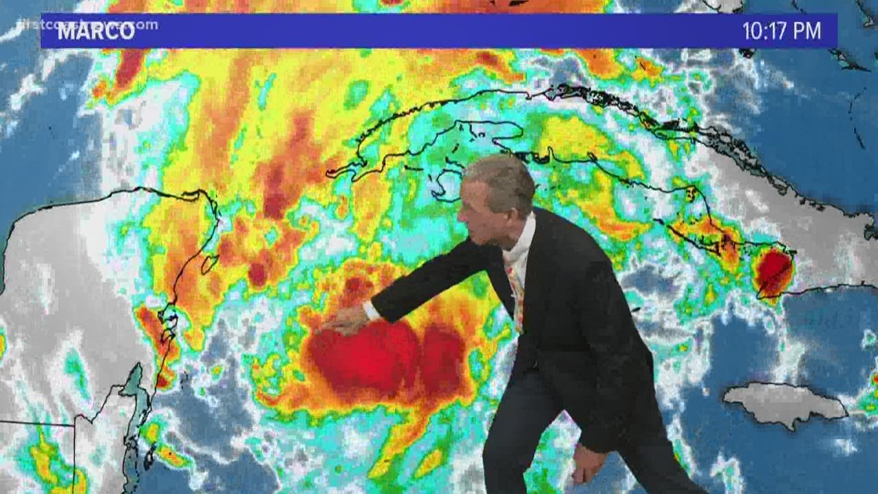 Tracking the Tropics: Tropical Storm Marco forms - YouTube