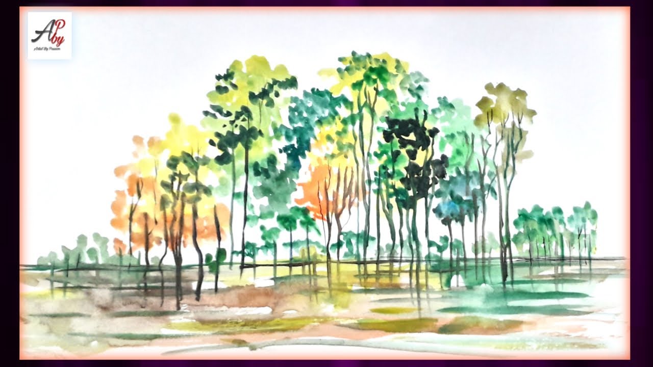 How to Paint a Watercolor in a 'Painterly Style'. Watercolor Painting ...