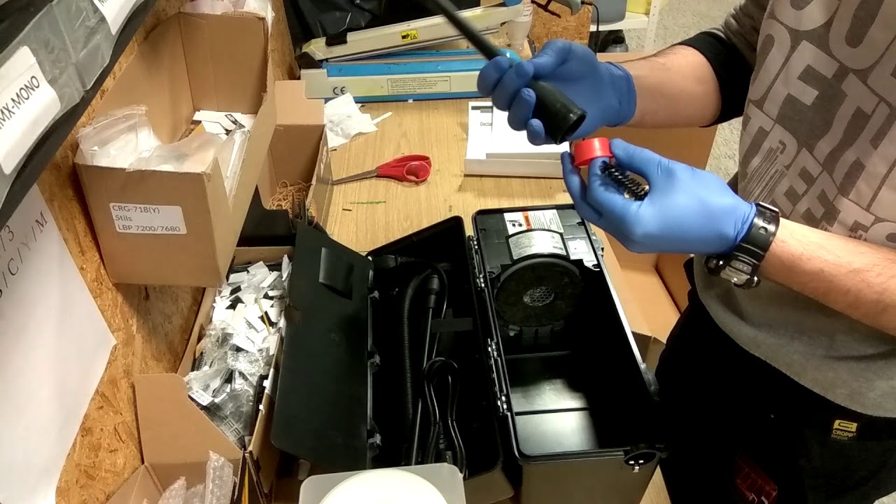 Распаковка нового пылесоса для тонера 3M из Static Control // New toner ...