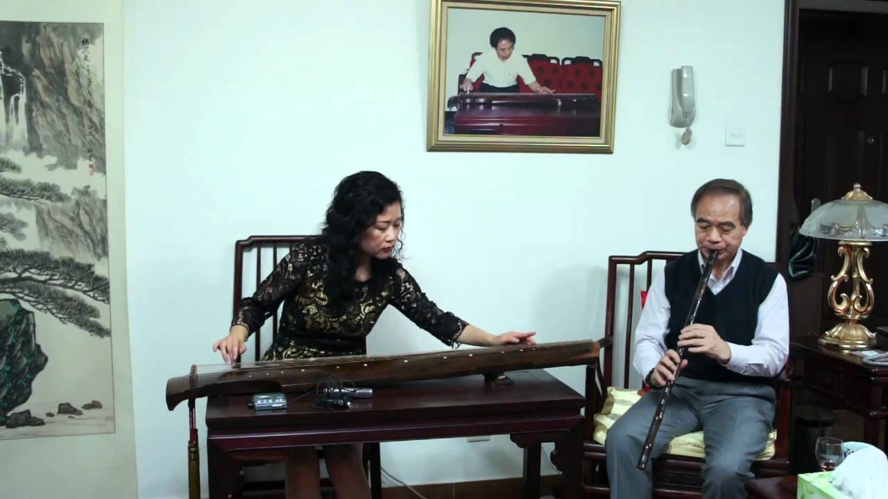 王菲古琴李祥霆箫《平沙落雁》Wang Fei Li Xiangting guqin xiao duet Chinese music - YouTube