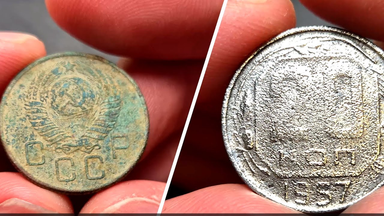 UNBELIEVABLE OLD SOVIET COIN TRANSFORMATION - YouTube