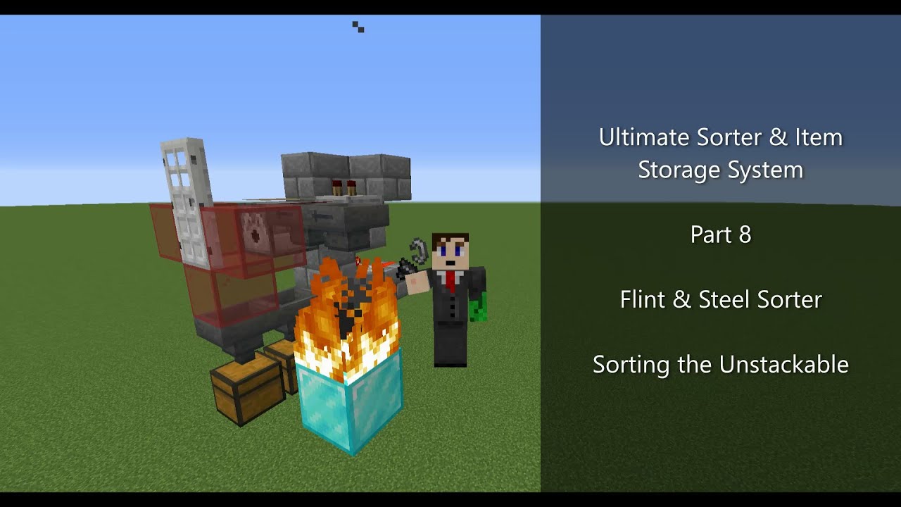Flint & Steel Sorter - Sorting the Unstackables - USISS Part 8 - YouTube