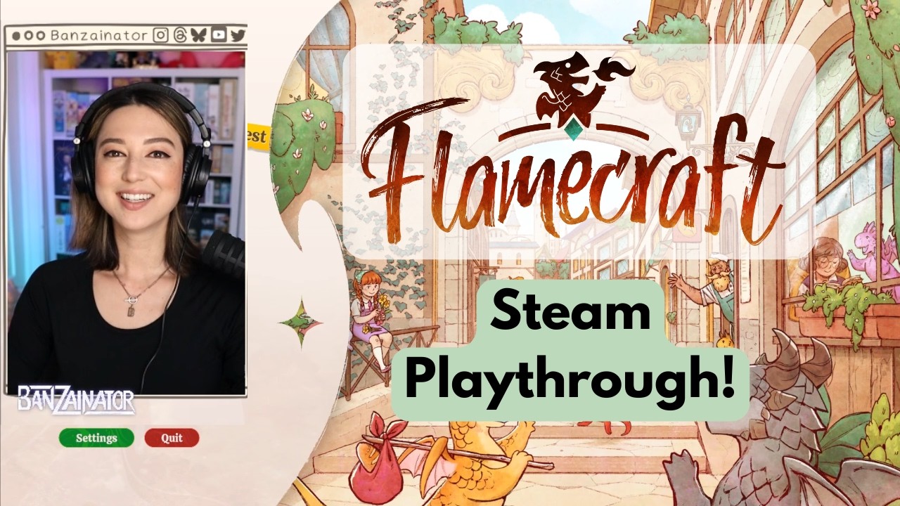 The cutest board game is on Steam! Flamecraft Playthrough - YouTube