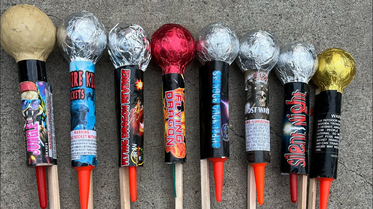 Ultimate salute rocket comparison - YouTube