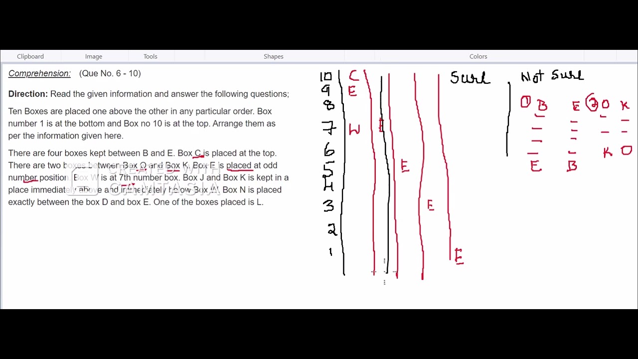 V:3 SSC and IBPS reasoning section|| arrangement solves examples ...