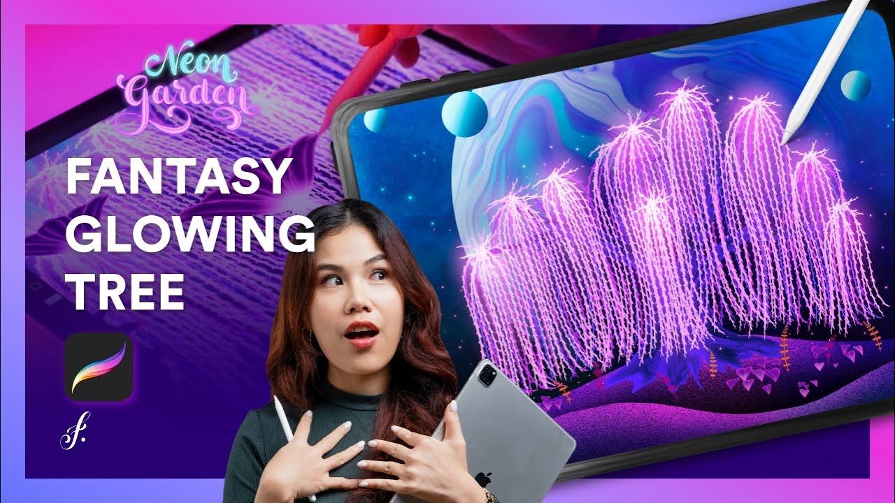 Fantasy Glowing Tree Illustration - Transform Your Art with the Best ...