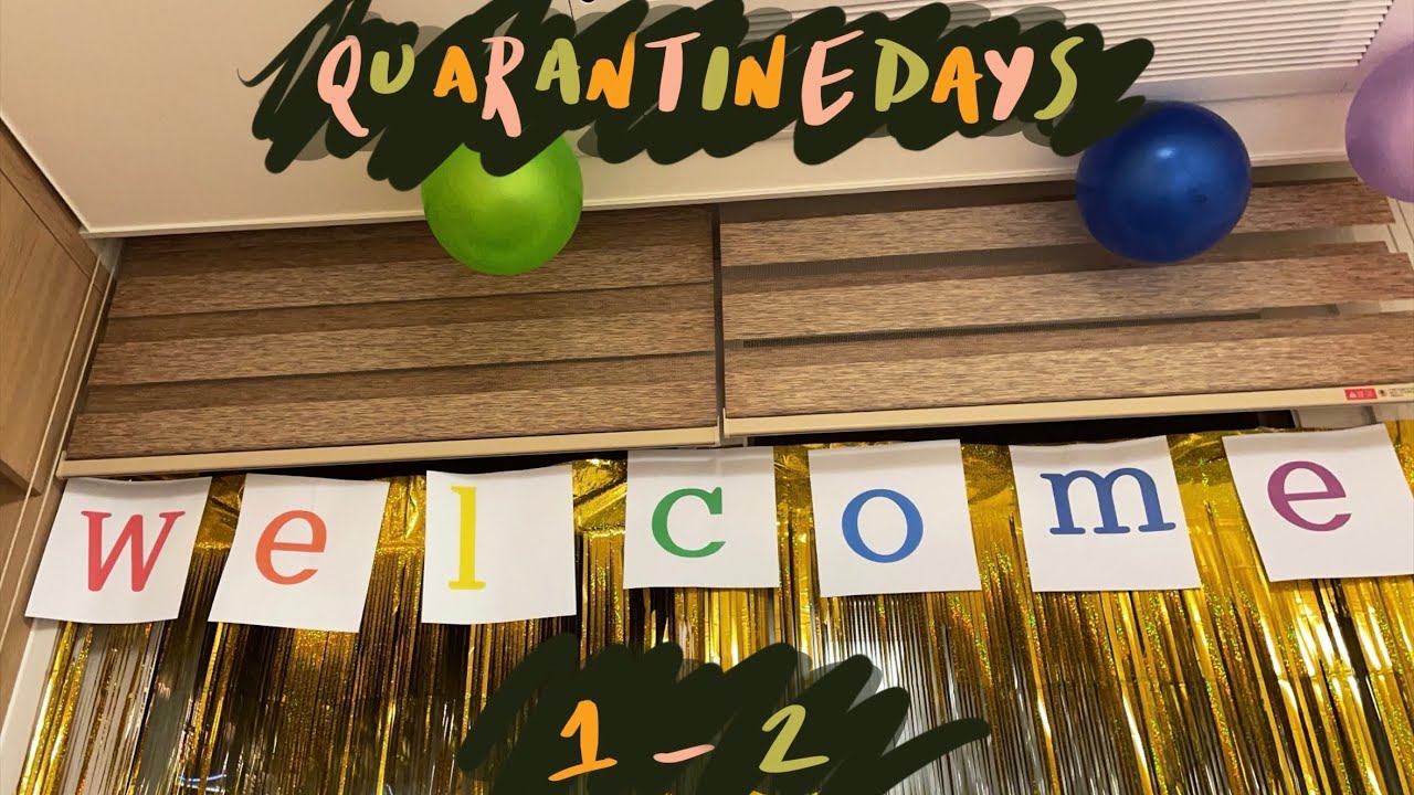 Days 1 & 2 | 14 day self-quarantine in Korea - YouTube