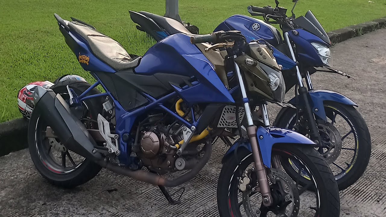 YAMAHA NEW VIXION R 155 VS HONDA NEW CB150R - YouTube