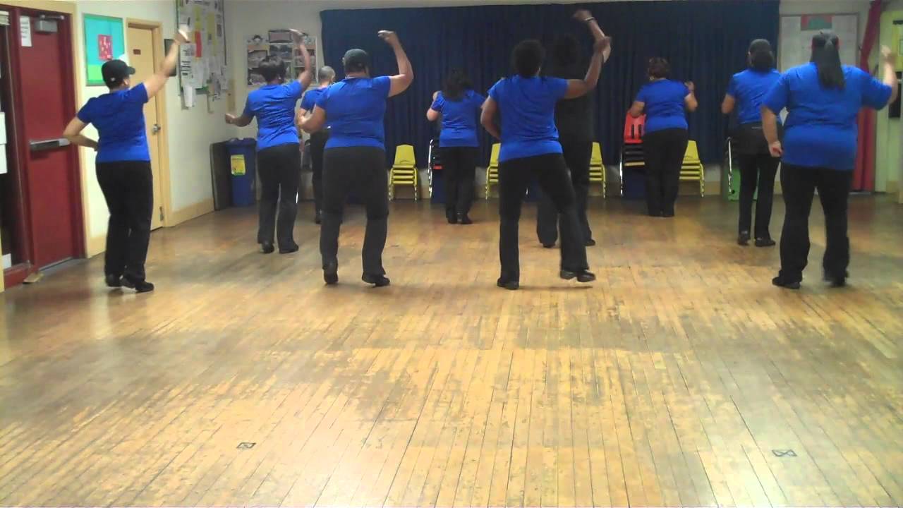 Steady Stepper's Hustle Line Dance - YouTube