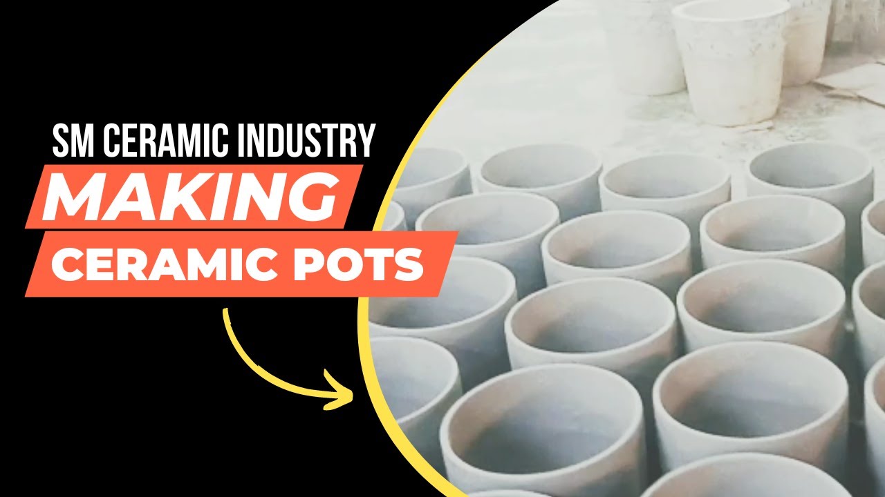 Making Ceramic Pots || SM CERAMIC INDUSTRY || #ceramicpots #bonsaipots ...