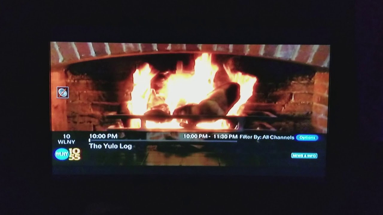 WLNY 10/55 Yule Log - YouTube