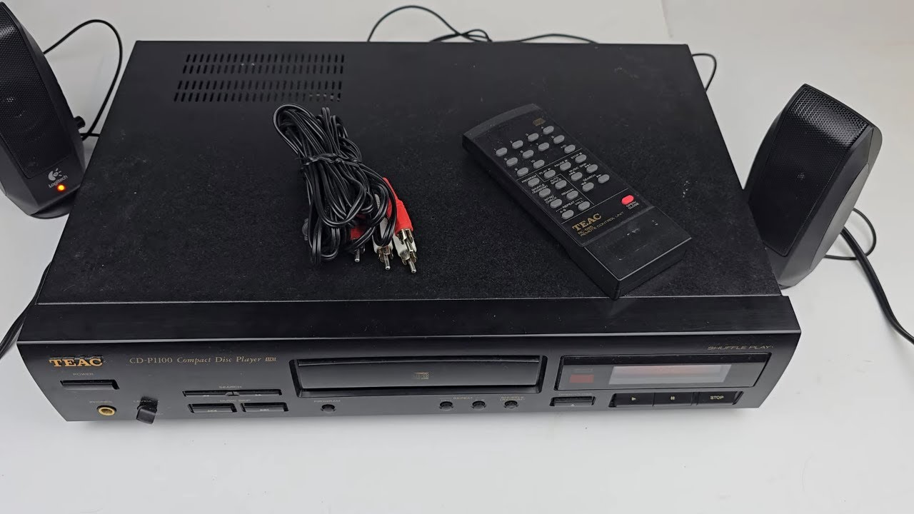 Teac CD-P1100 CD Player Compact Disc Audio Fully Tested w/ Remote ...