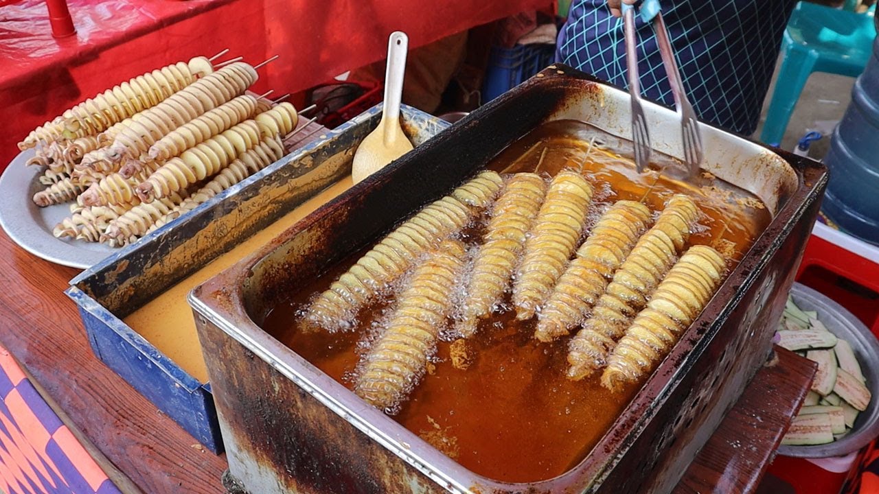 Child favorite potato fry in street side | Fresh street food - YouTube