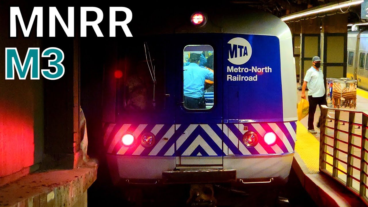 Metro North M3 enters Grand Central Terminal - YouTube