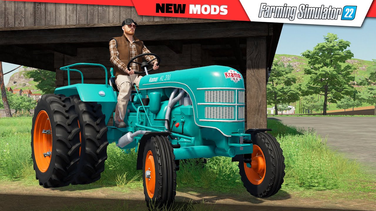 FS22 | KRAMER KL 200 2wd Tractor - Farming Simulator 22 Mods Review 2K ...